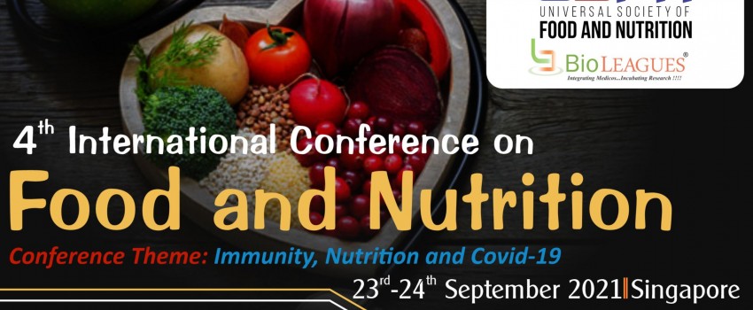 4th International Conference on Food and Nutrition (Sep 2022 ...