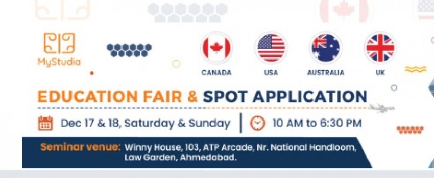 Education Fair & Spot Application (Dec 2022), Ahmedabad, India ...