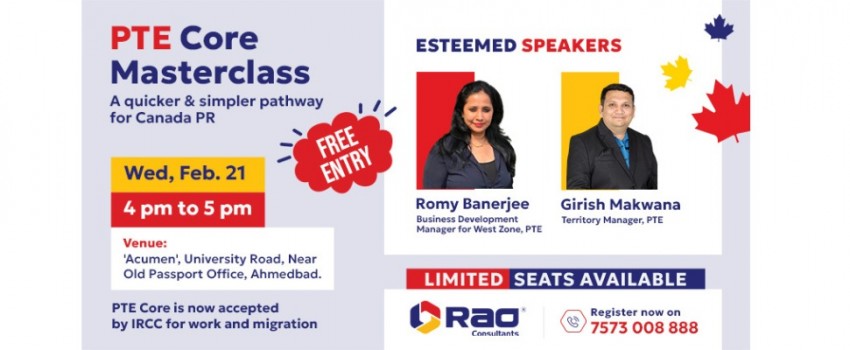 PTE Core – Masterclass (Feb 2024), Ahmedabad, India - Workshops