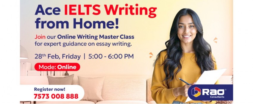 Online IELTS Writing Master Class - Rao Consultants (Feb 2025), , - Webinar