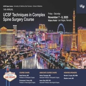 14th Annual UCSF Techniques in Complex Spine Surgery Program (Nov 2025 ...