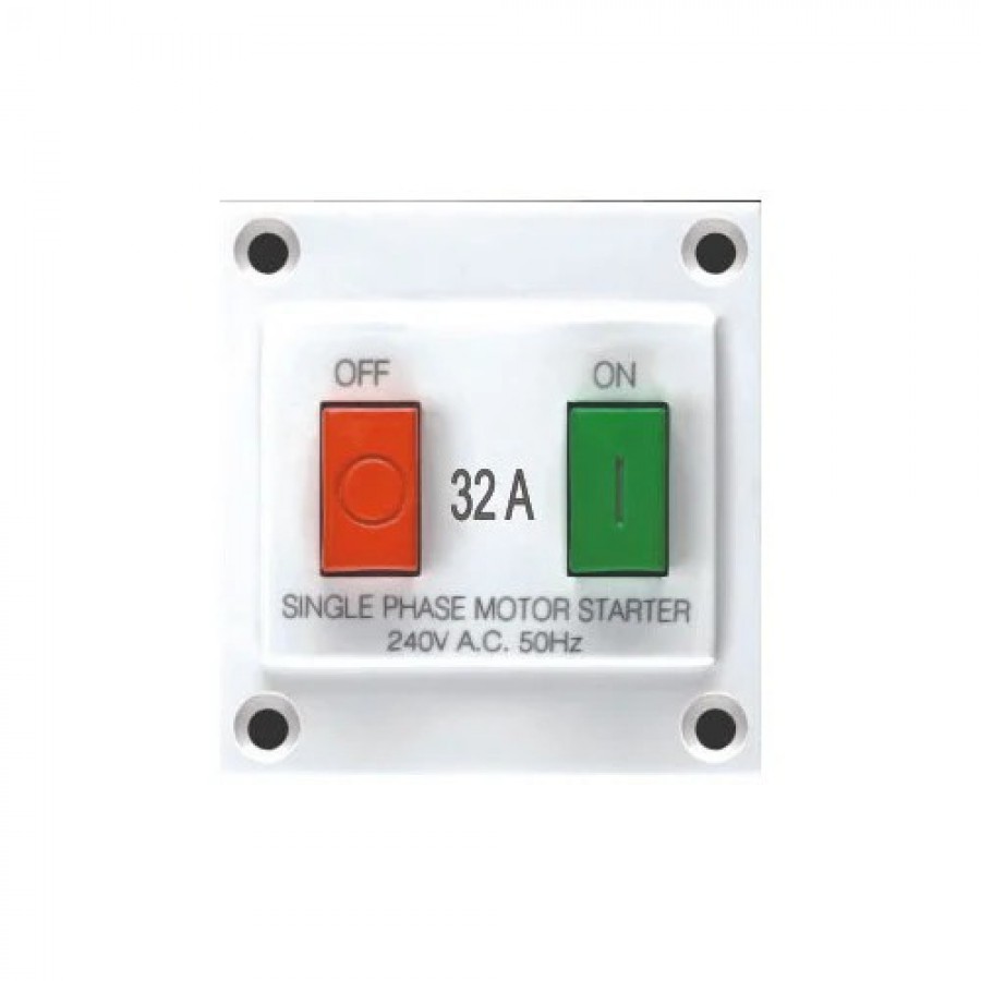 32 Ampere 240 Voltage 50 Hertz Plastic Push Button Motor Starter Switch ...