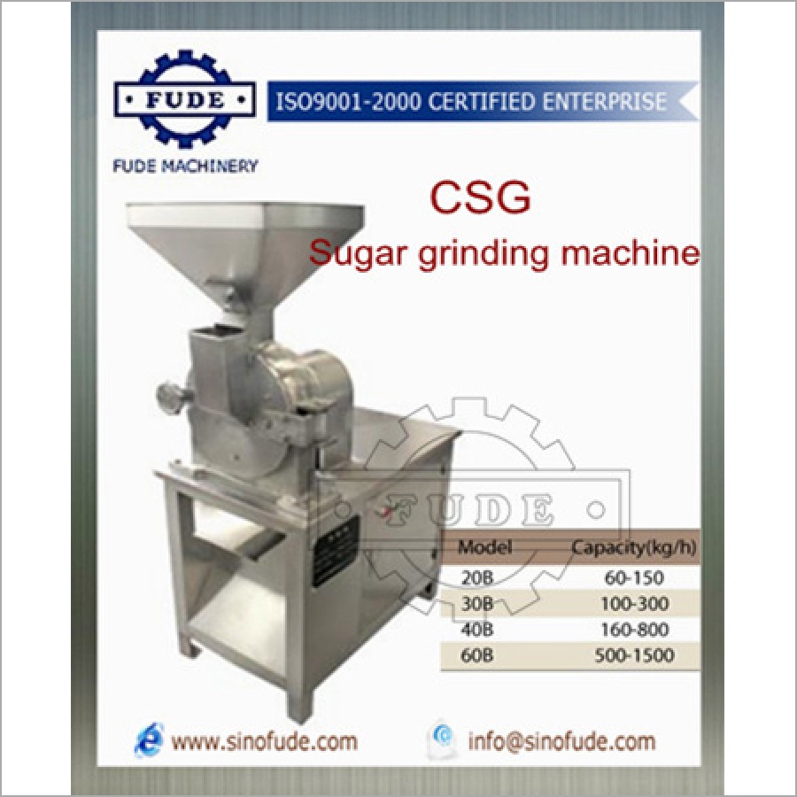 Sugar Grinding Machine, SHANGHAI FUDE MACHINERY MANUFACTURING CO., LTD.